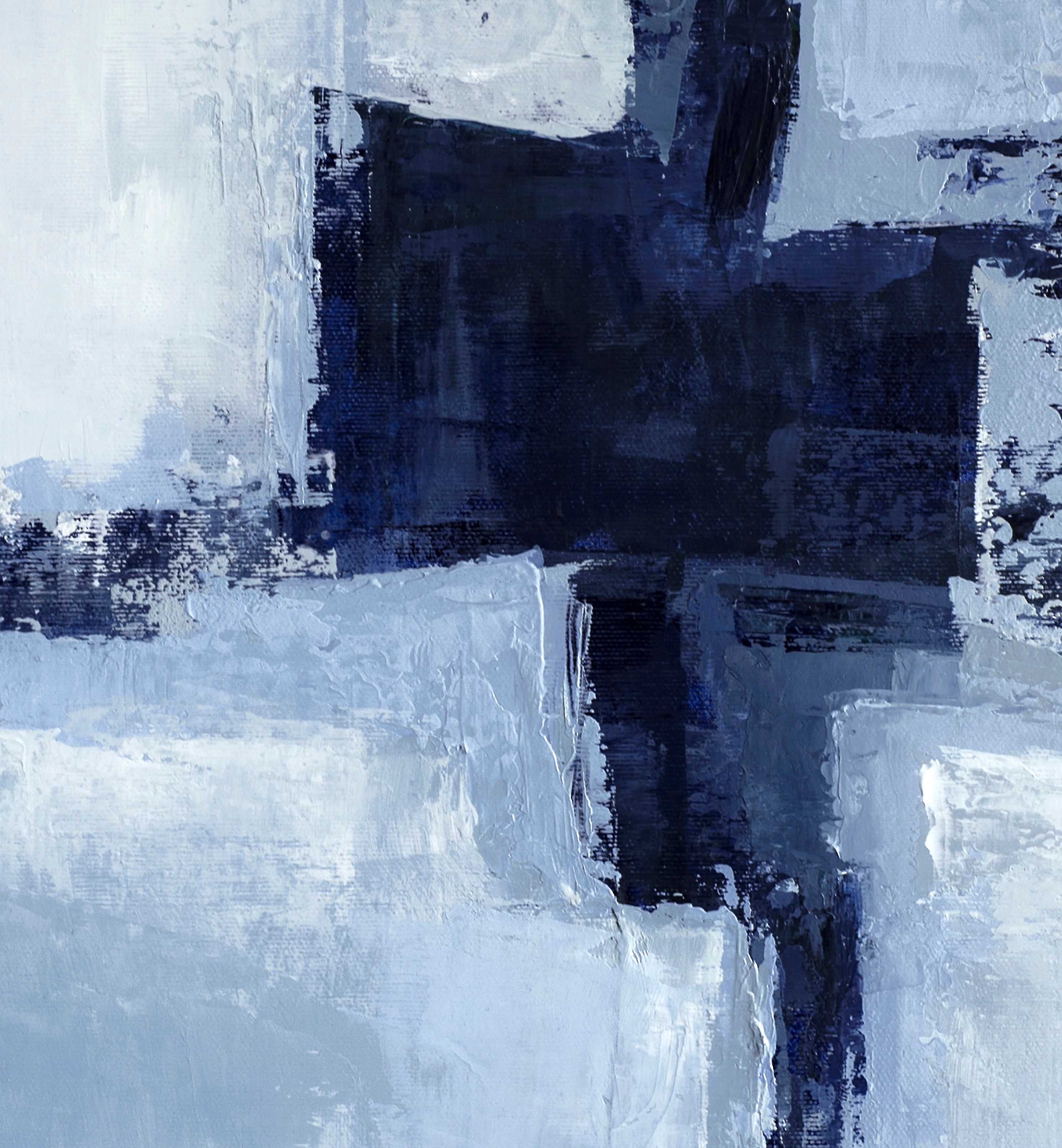 Blue Abstract Art Printable Art Set of 2 Prints Modern Art | Etsy