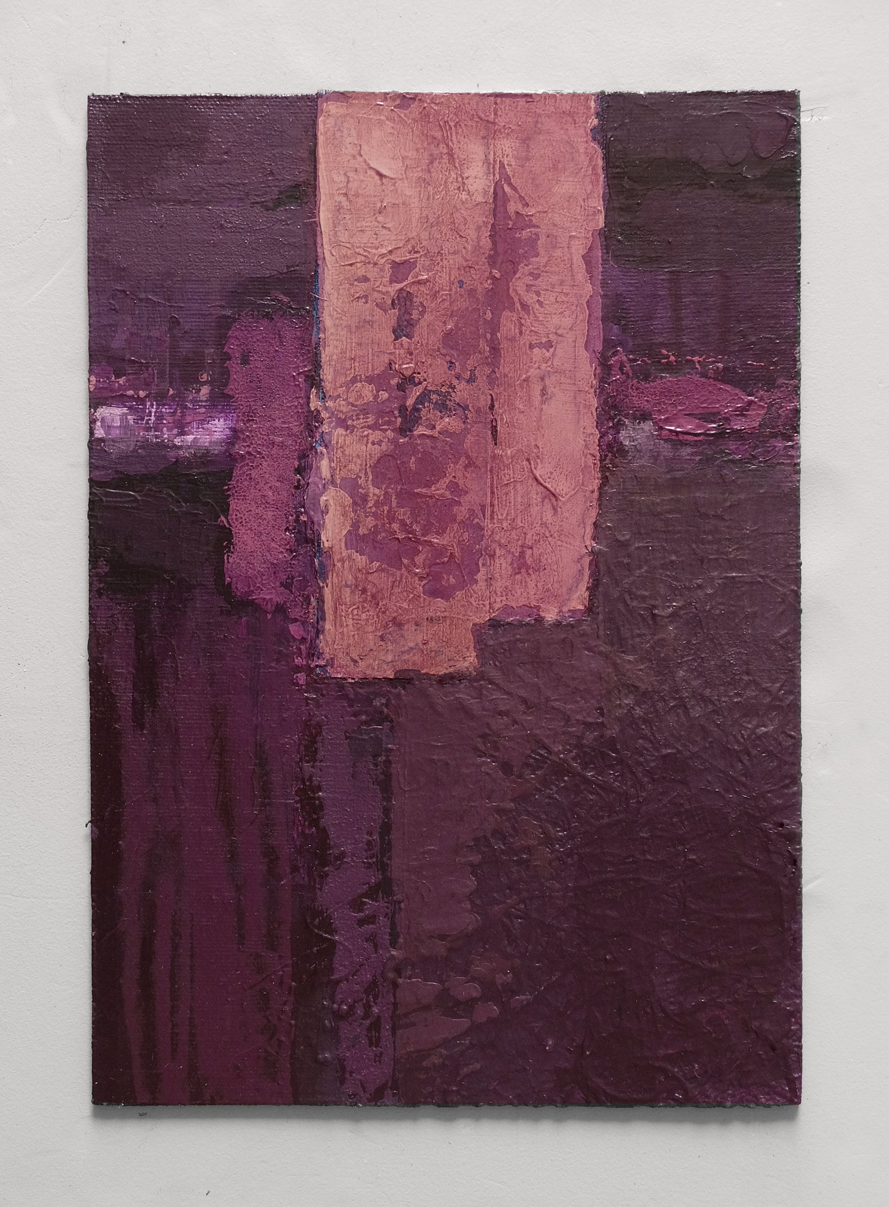 Set of 3 Small Abstract Purple Abstract Textured - Etsy