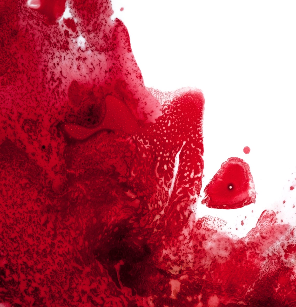 Printable Abstract Large Art Prints Brush Red Prints Simple | Etsy