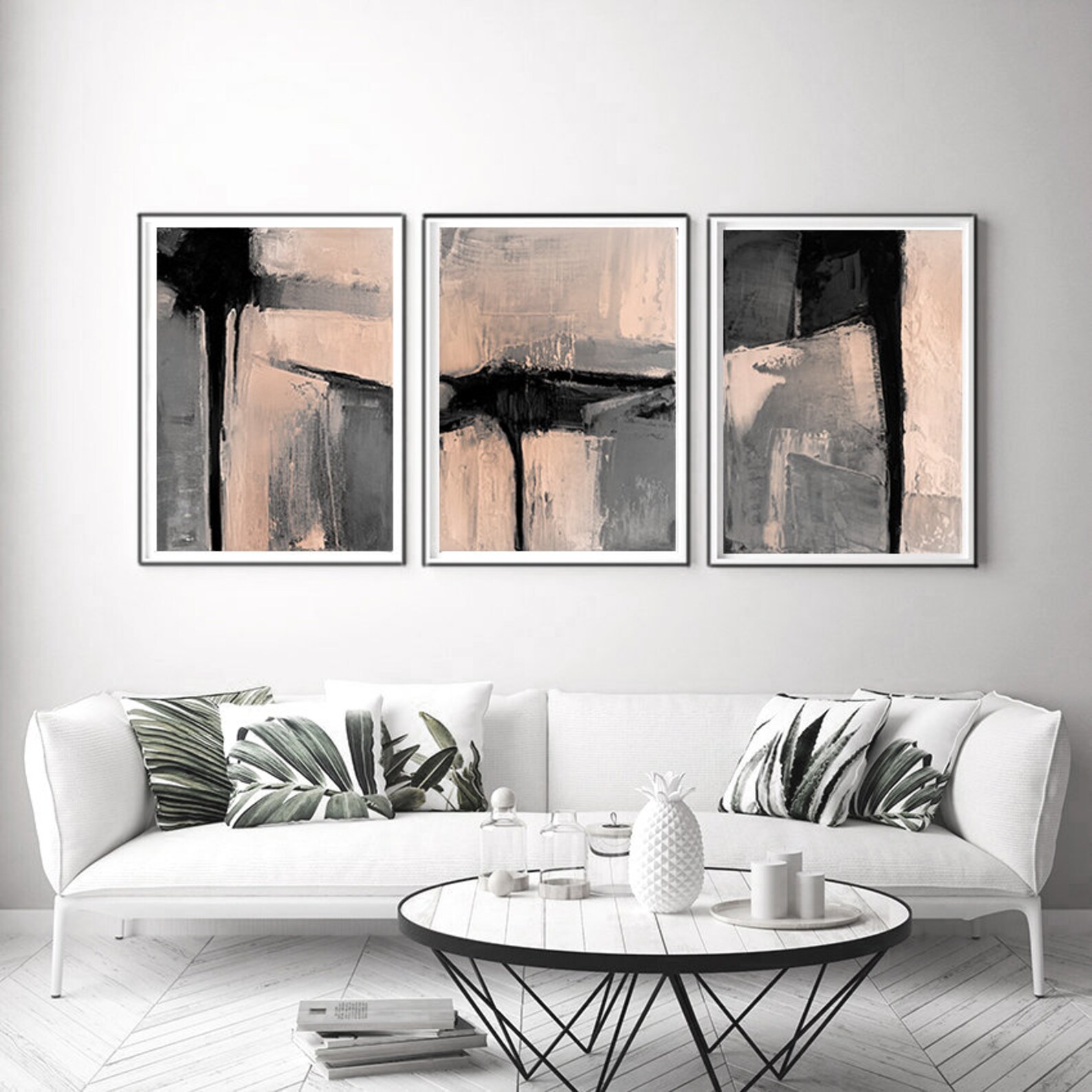 Triptych Wall Art Set of 3 Prints Digital Download Modern - Etsy Australia
