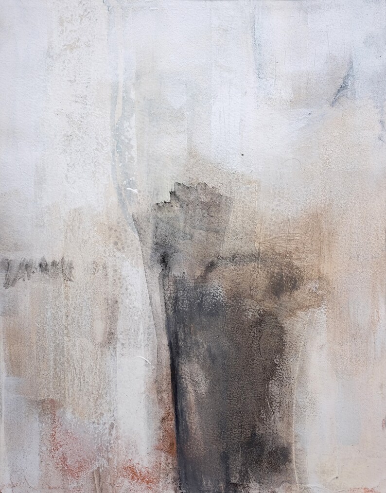 Original Abstract Painting Rustic Home Decor Abstract | Etsy