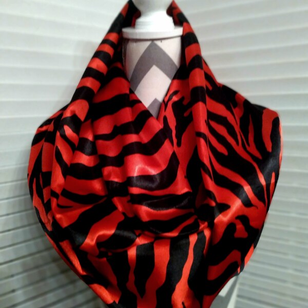 Zebra Infinity Scarf - Etsy
