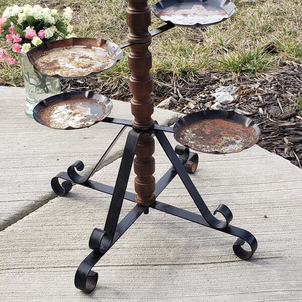Rustic Plant Stand - Etsy