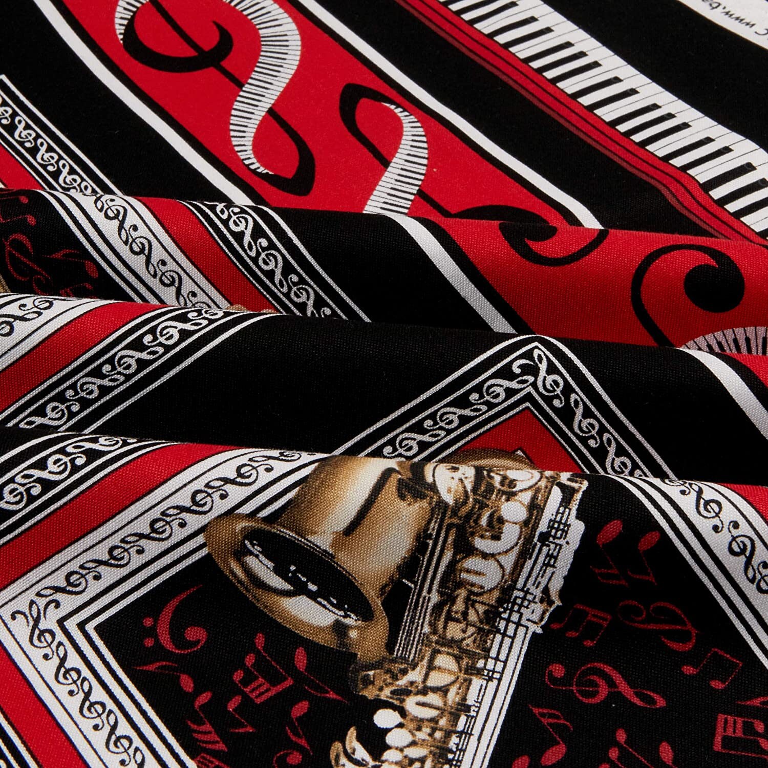 Musical Instruments Fabric Cotton Craft Quilting Large Panel - Etsy UK