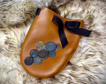 Medieval Purse, Medieval Wallet, Leather Pouch, Rustic, Hand Wallet ...