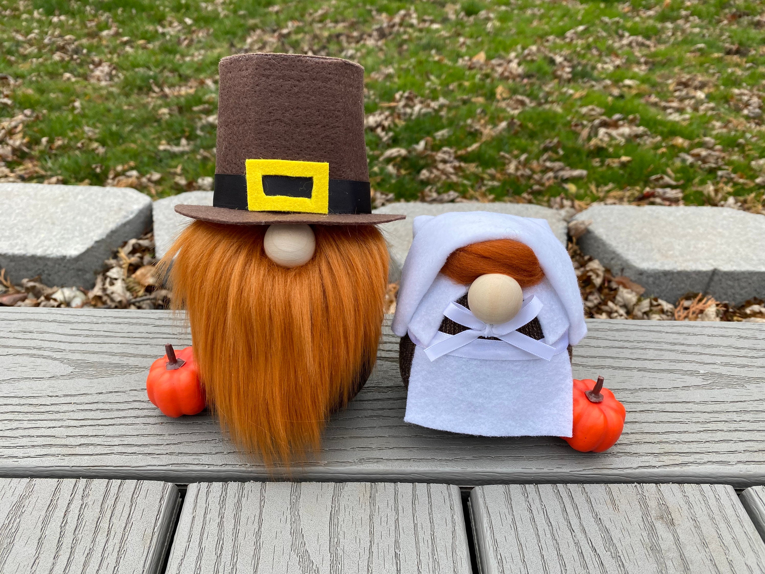 Pilgrim Gnome, Thanksgiving Gnome, Fall Gnome, Fall Decor, Thanksgiving ...