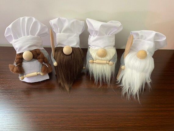 Chef/ Baker gnome Farmhouse Kitchen Gnomes/ tomte/ nisse | Etsy