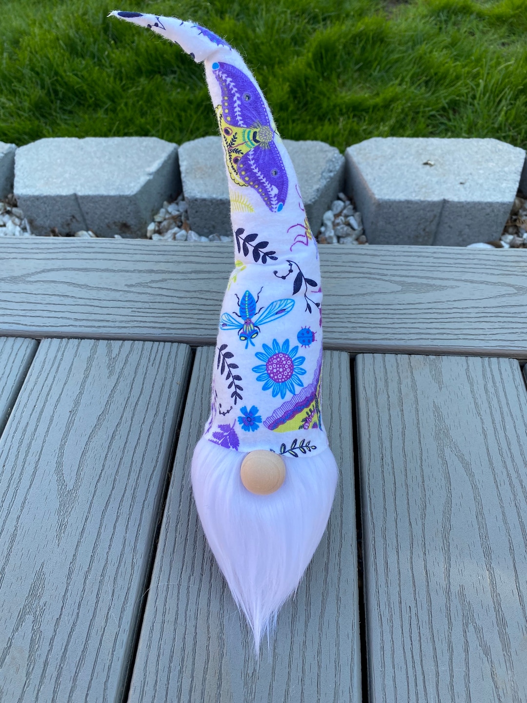 Bug Gnome, Dragonfly Gnome, Garden Gnome, Spring Gnome, Flower Gnome ...