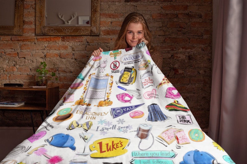 Gilmore Girls Blanket / Gilmore Girls Gifts / Gilmore Girls | Etsy