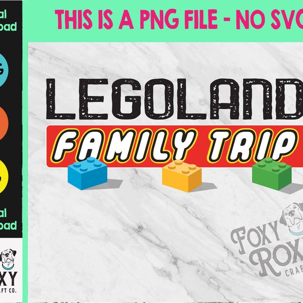 Legoland Trip Svg - Etsy