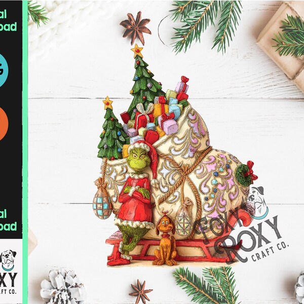 Grinch Presents Png - Etsy