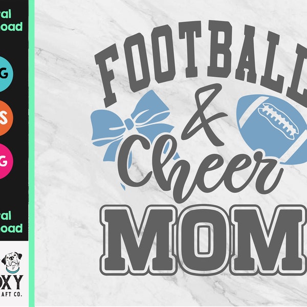Football And Cheer Svg Etsy
