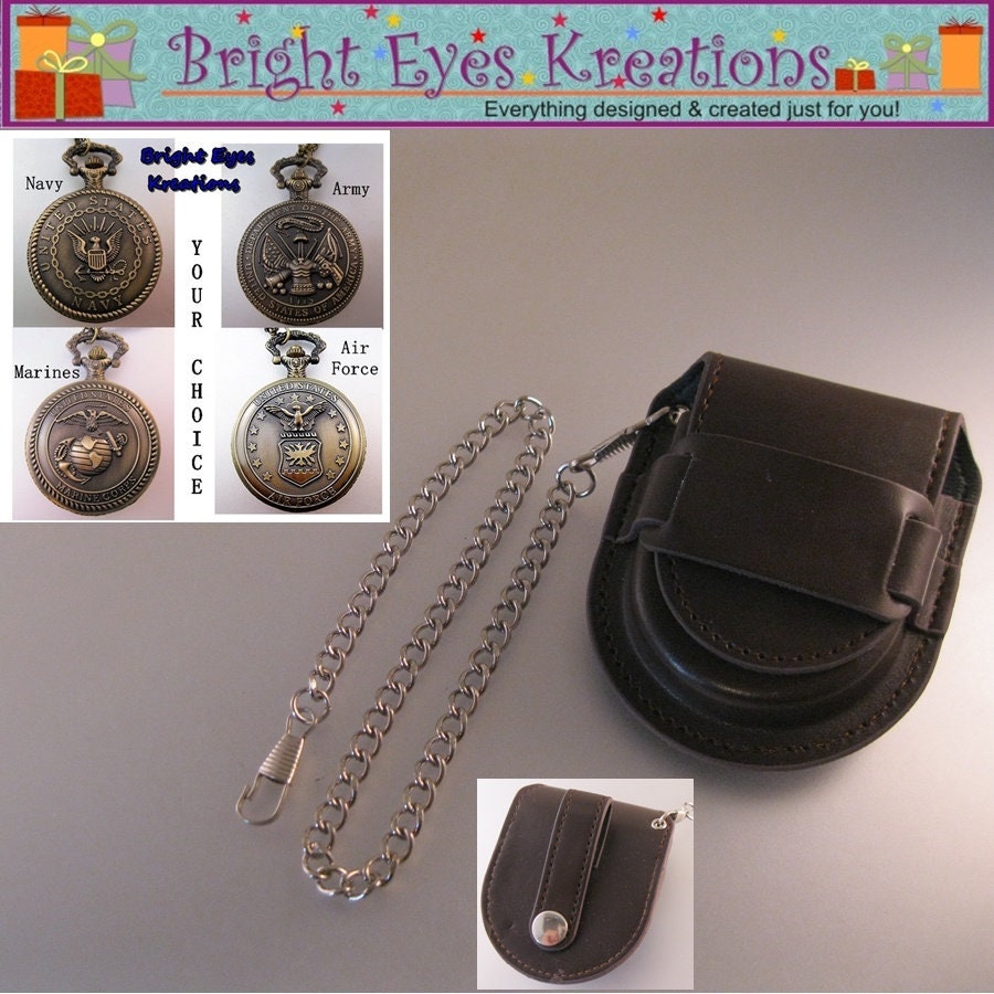 Custom Military USA Pocket Watch Personalized With 31 | Etsy