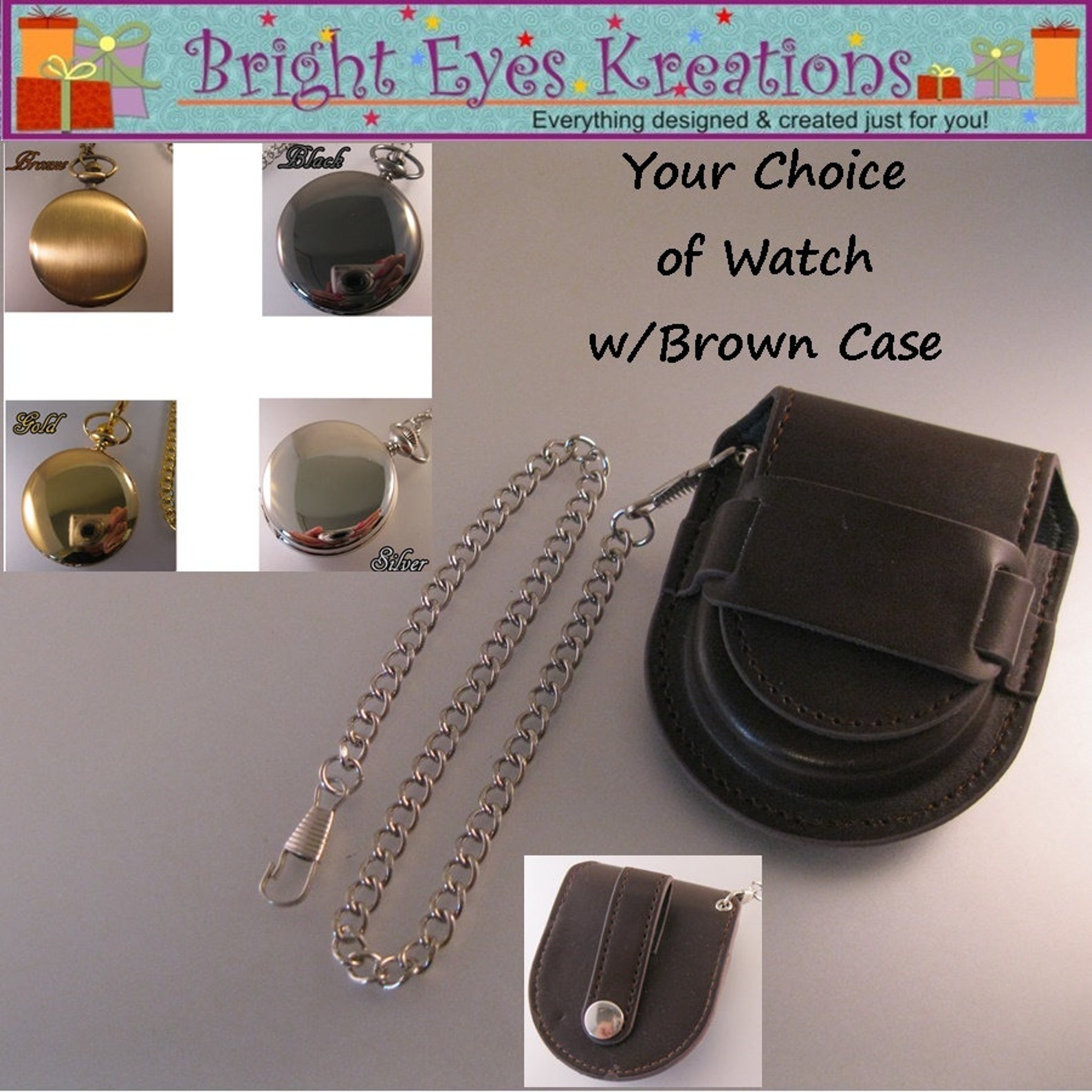 Personalized Photo Elegant Pocket Watch With Your Choice of | Etsy