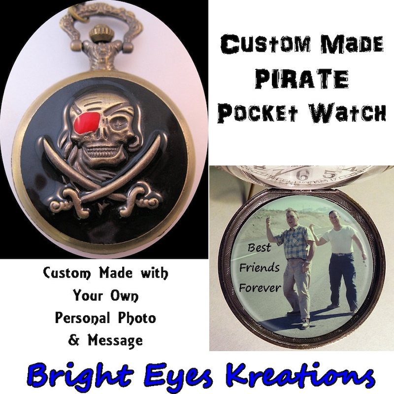 Pirate Pocket Watches - Etsy