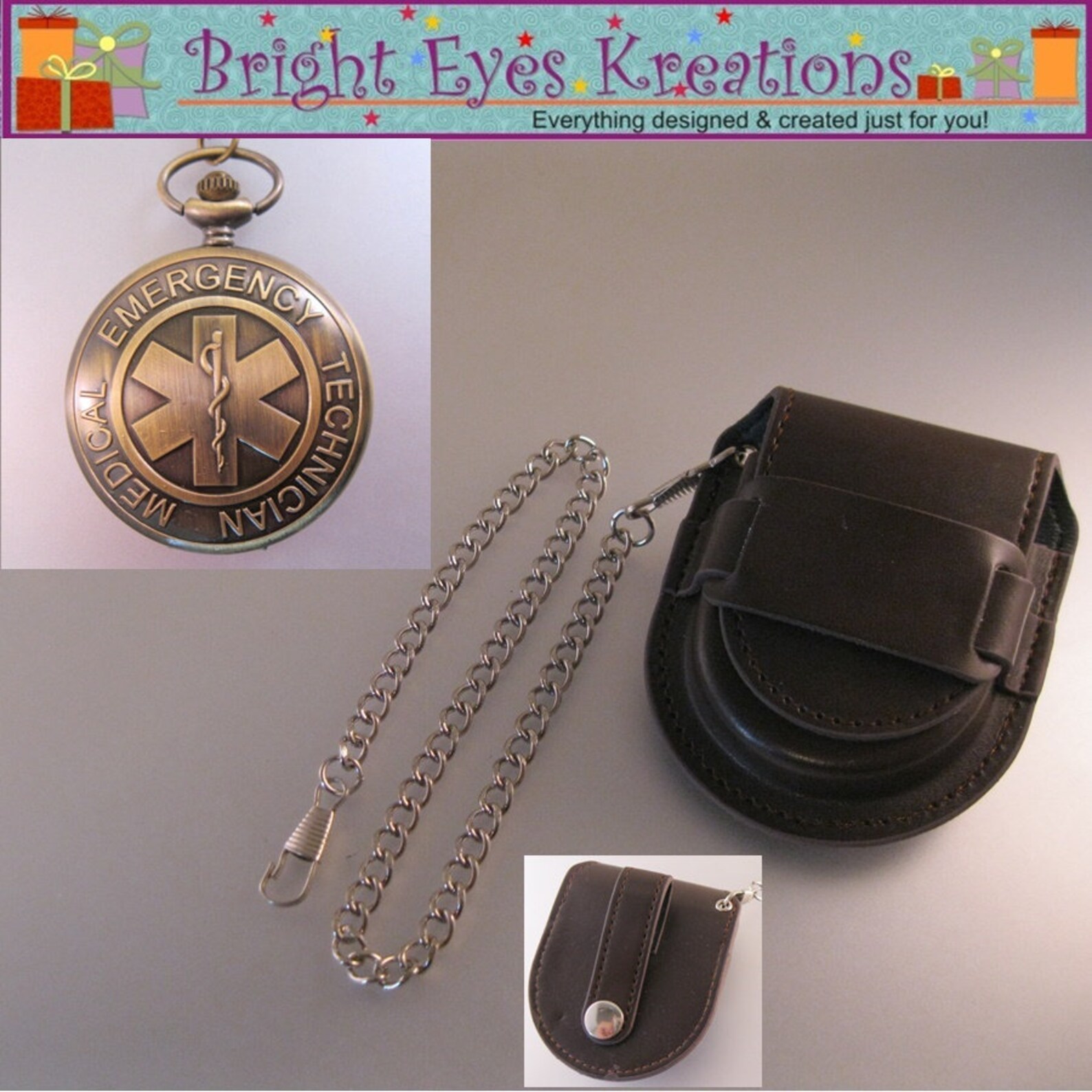 EMT Paramedic Pocket Watch Personalized W/photo & Message Emergency ...