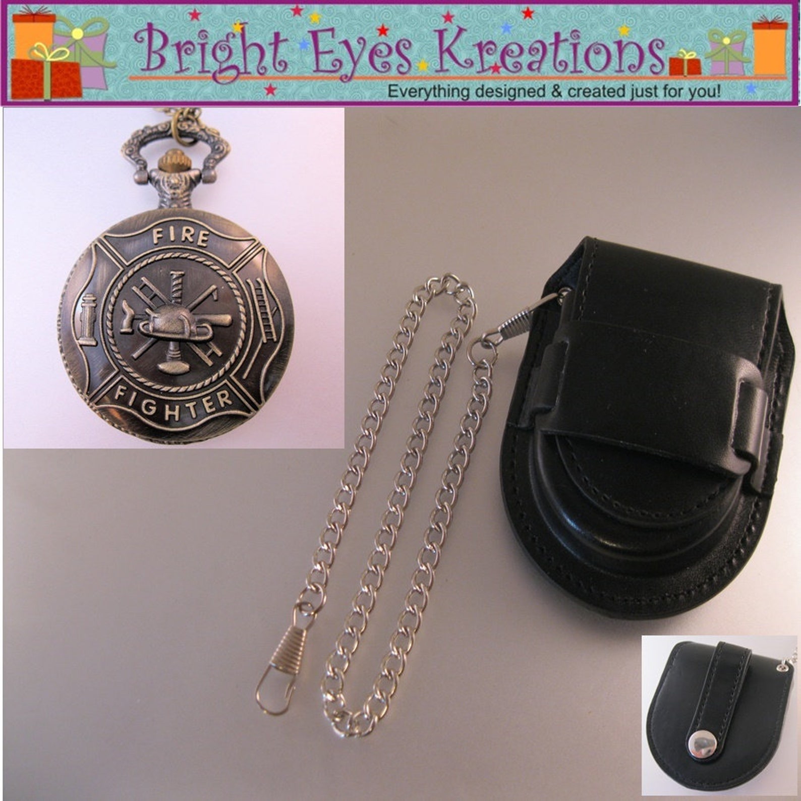 Personalized Fire Fighter Fireman Fire Dept. Pocket Watch With - Etsy