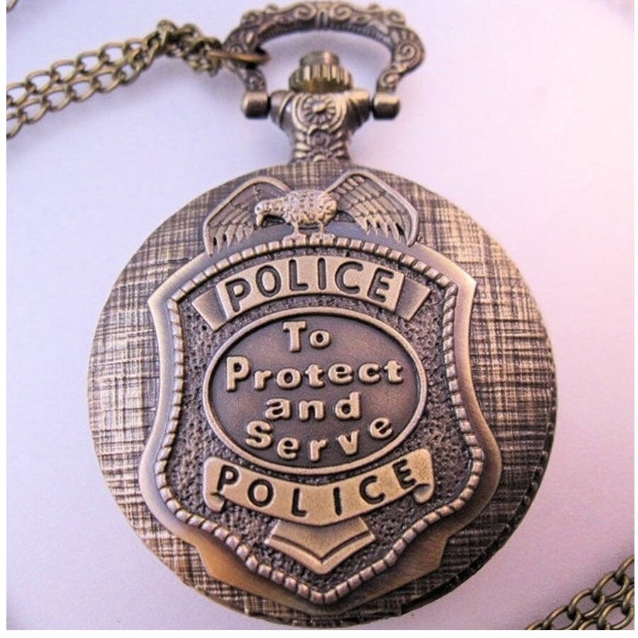 Your Own Quote Police Policeman Pocket Watch Personalized | Etsy