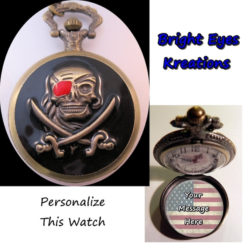 Pirate Pocket Watches - Etsy
