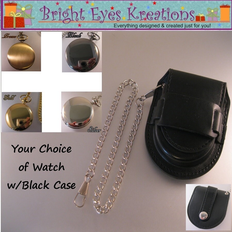 CUSTOM Personalized Message Pocket Watch With Your Choice of | Etsy