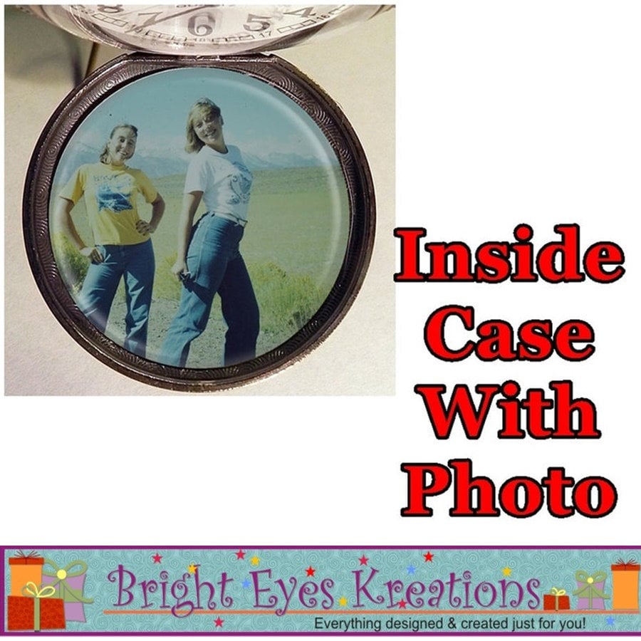 Custom HARLEQUIN Black & White Pocket Watch With or Without Your ...