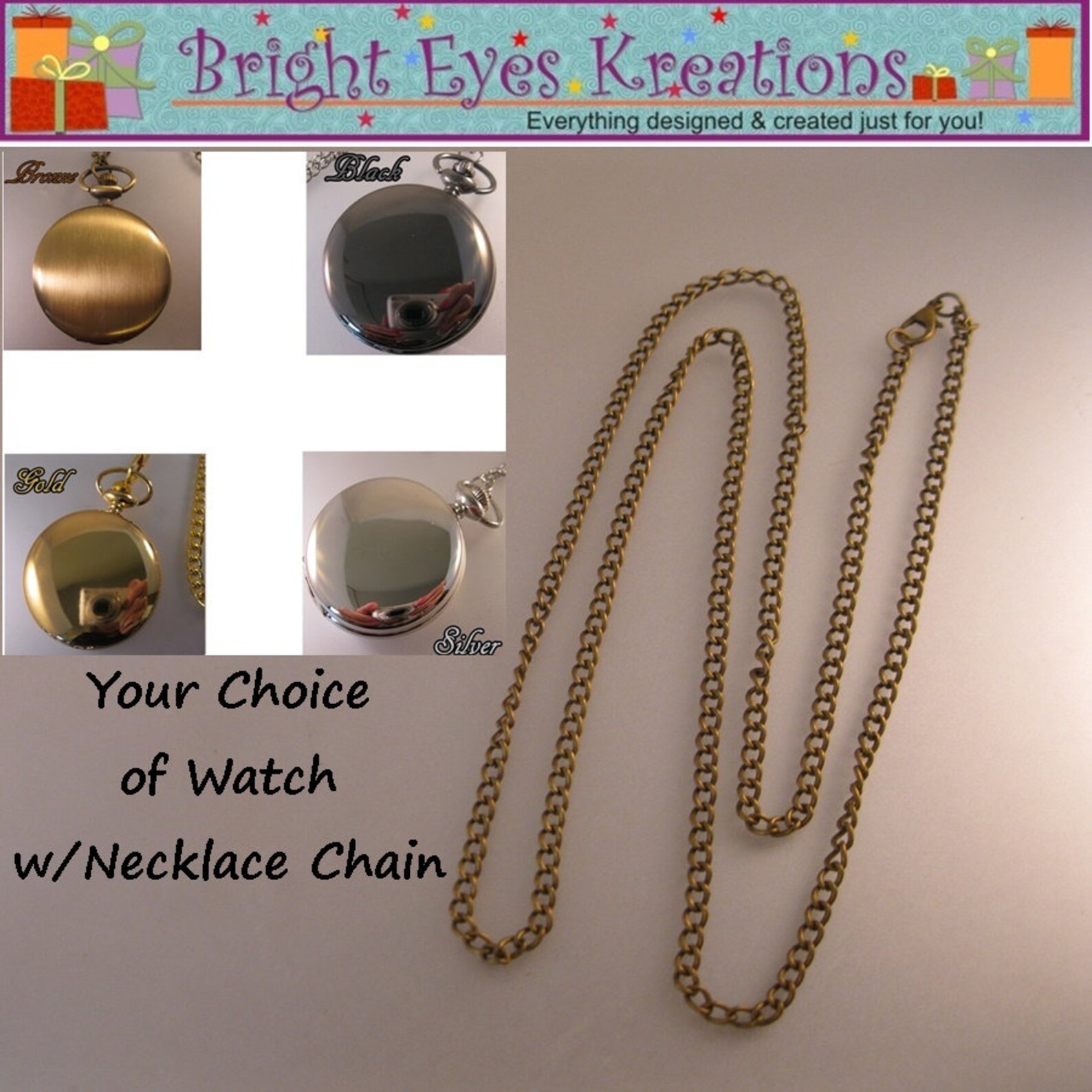 Personalized Photo Elegant Pocket Watch With Your Choice of | Etsy