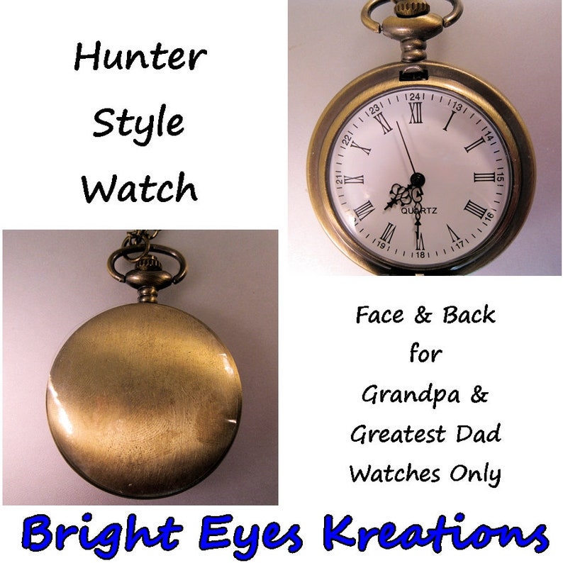 Personalized Pocket Watch Dad Grandpa Veteran W/photo & Optional ...