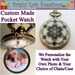 Custom HARLEQUIN Black & White Pocket Watch With or Without - Etsy
