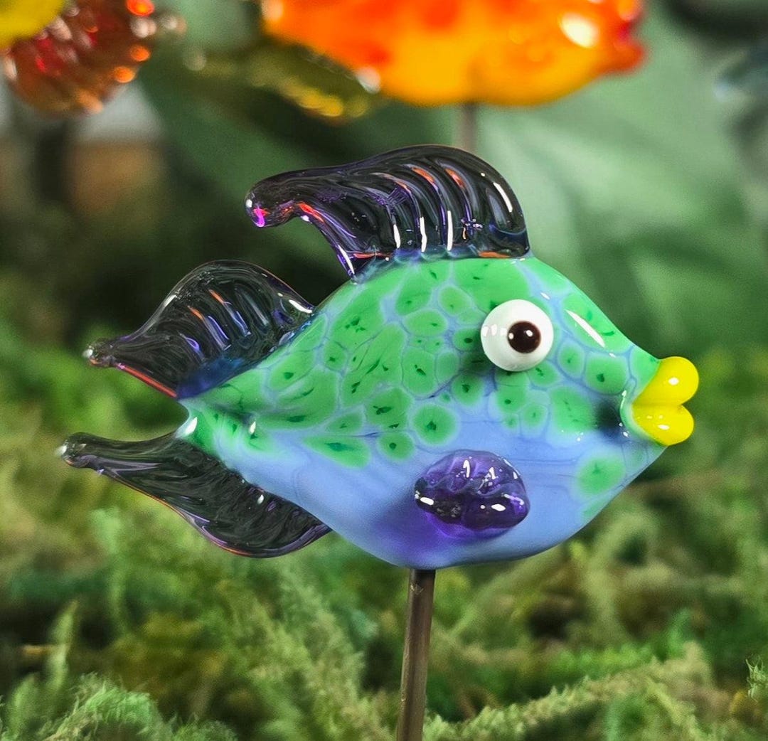 Fish Plant Pals, House Plant and Fairy Garden Decor - Etsy