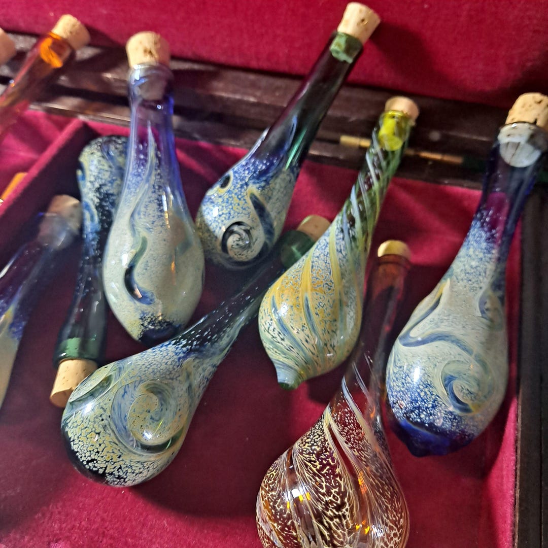 Handblown Glass Bodice Chiller - Potion Bottle - Renaissance Faire ...