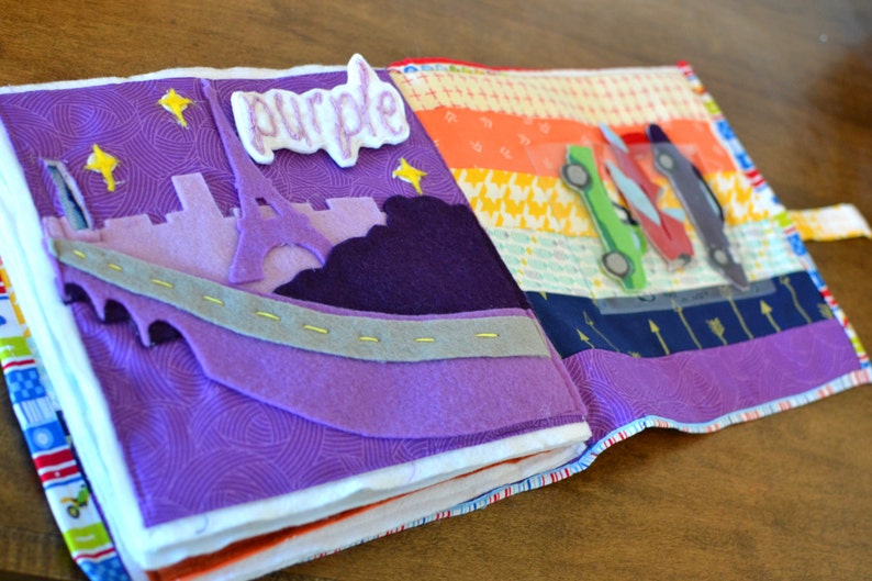 Easy-travel the World in Color- QUIET BOOK - Pdf Pattern - Etsy
