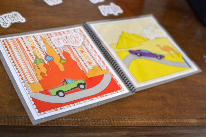 Easy-travel the World in Color- QUIET BOOK - Pdf Pattern - Etsy