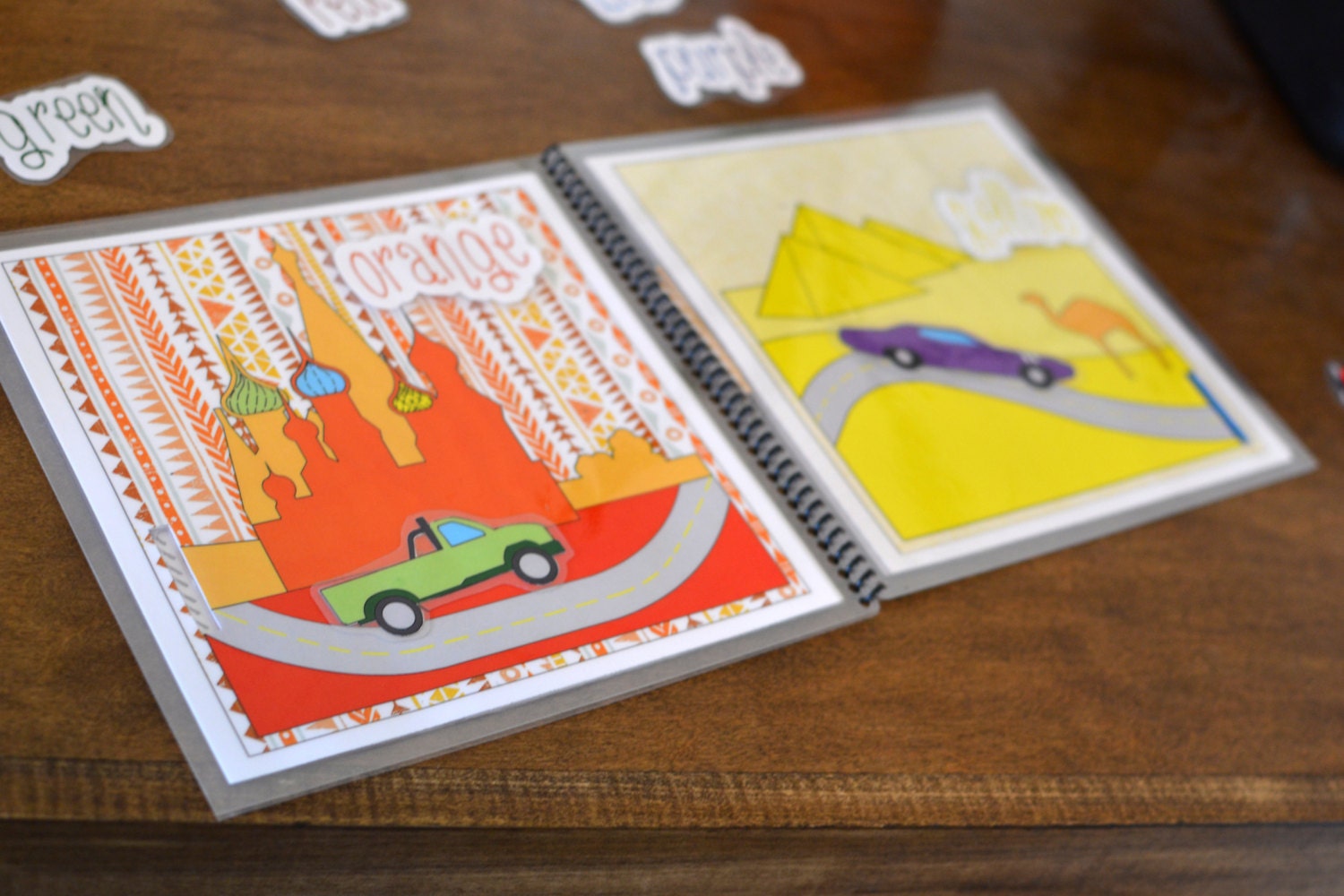 Easy-travel the World in Color- QUIET BOOK - Pdf Pattern - Etsy