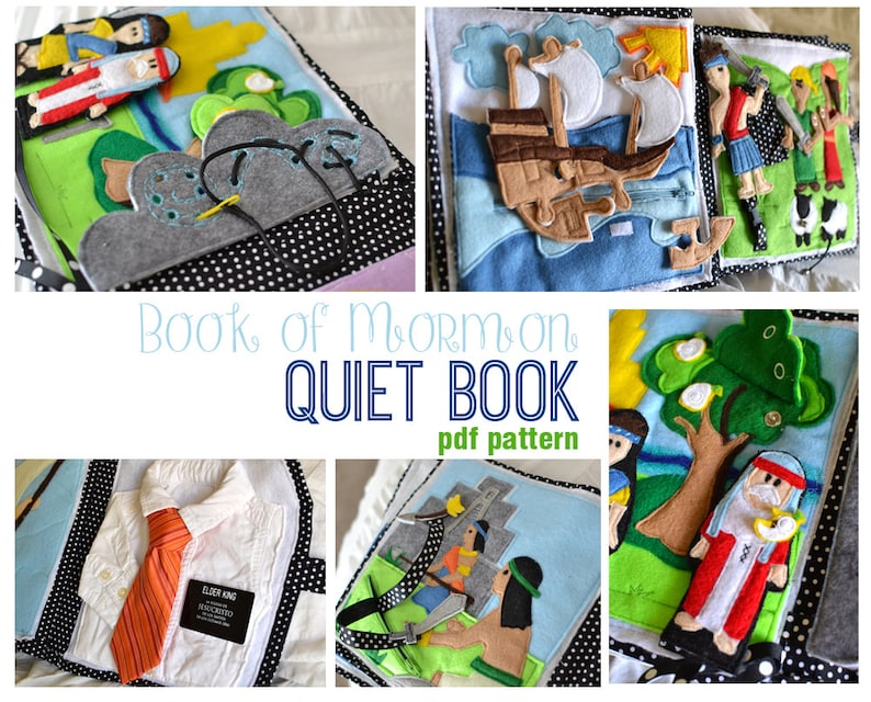 Book of Mormon Quiet Book PDF Pattern - Etsy