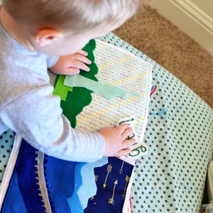 Easy-travel the World in Color- QUIET BOOK - Pdf Pattern - Etsy
