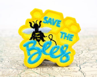 Save the Bees Patch - Etsy