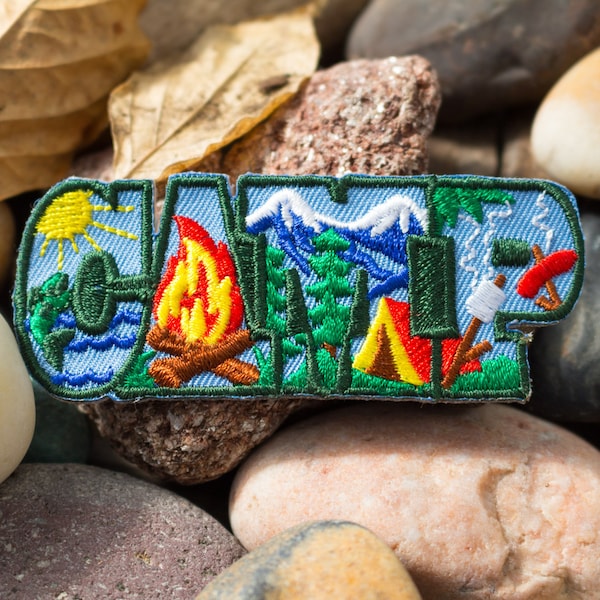 Camp Patch - Etsy