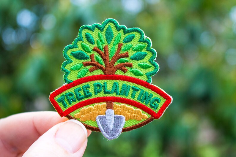 Tree Planting Patch Earth Day Activity Girl Boy Scouts - Etsy
