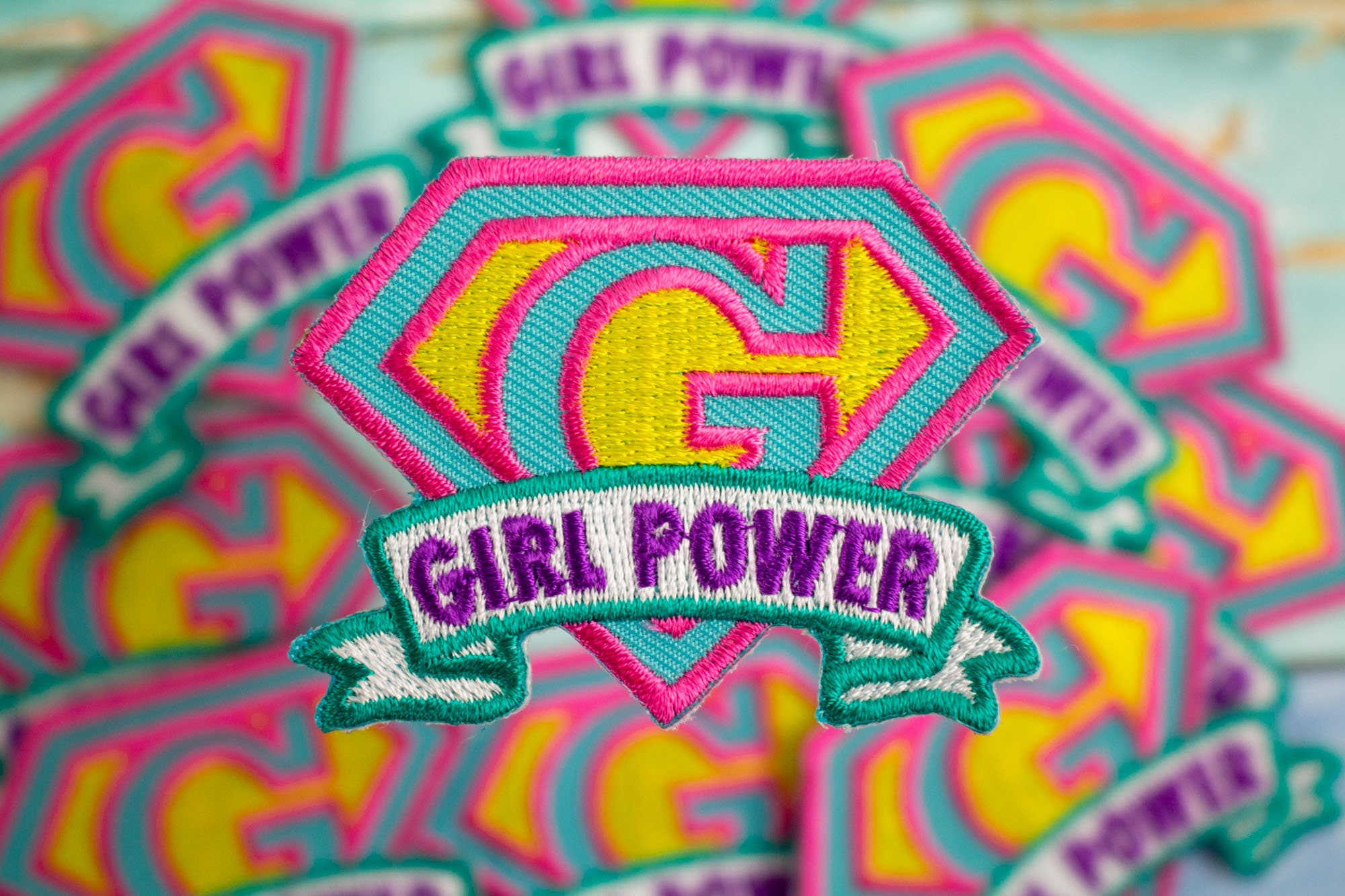 Girl Power Patch Supergirl Badge Iron On for Hoodie Jackets | Etsy