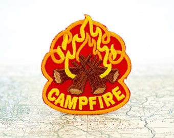 Campfire Badge - Etsy
