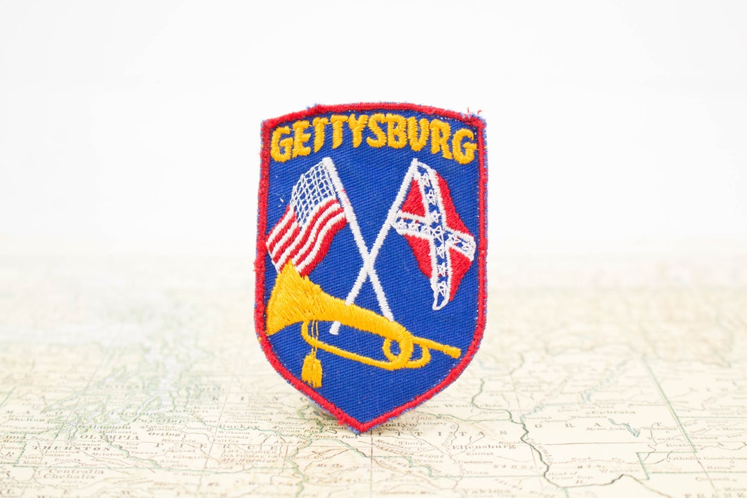 Vintage Gettysburg Travel Patch, Pennsylvania, Sew on for Jackets ...