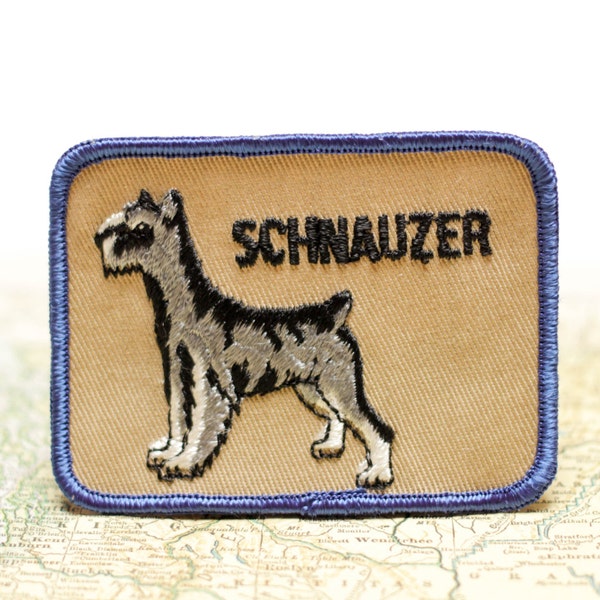 Schnauzer Patch - Etsy