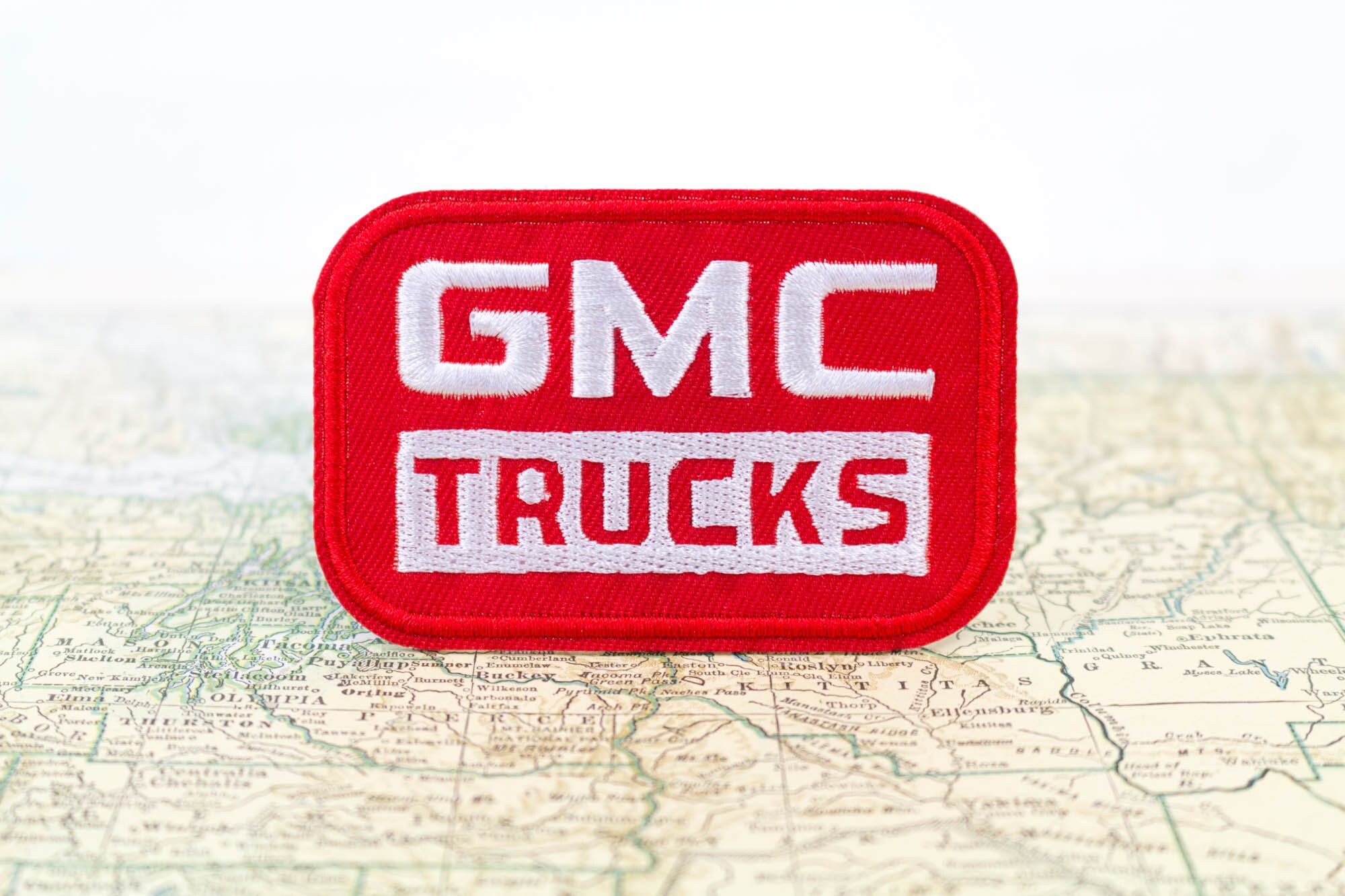 GMC Truck Patch Iron On Trucker Hat Size Embroidered | Etsy