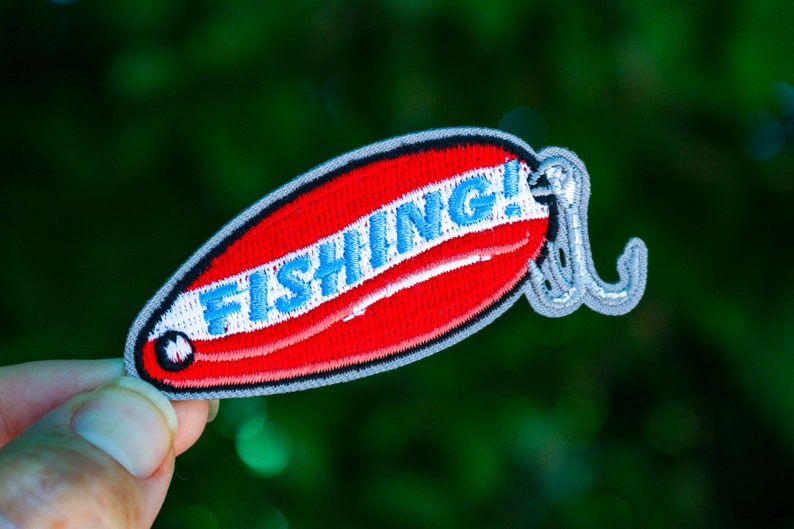 Fishing Patch Set - Fly, Lake & Sea Fishing, Embroidered Iron On, Badge ...