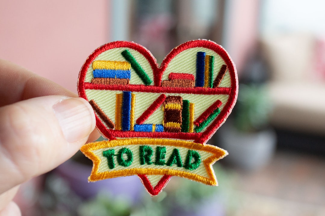 Love to Read Patch, Iron on Embroidered, Girl Boy Scouts, Book Merit ...
