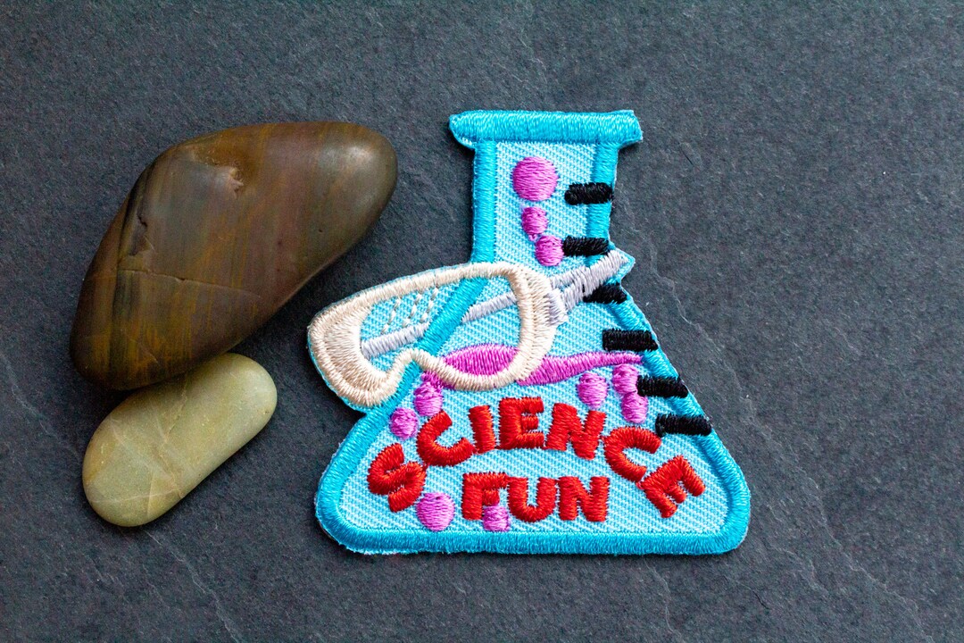Science Fun Patch, Girl Boy Scouts, Embroidered Iron On, Merit Badge for Jackets Backpack - Etsy