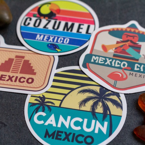 Waterproof Mexico Stickers - Etsy
