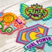 Girl Power Patch Set Super Girl Girls Rock Peace & Love Hippie Grunge ...