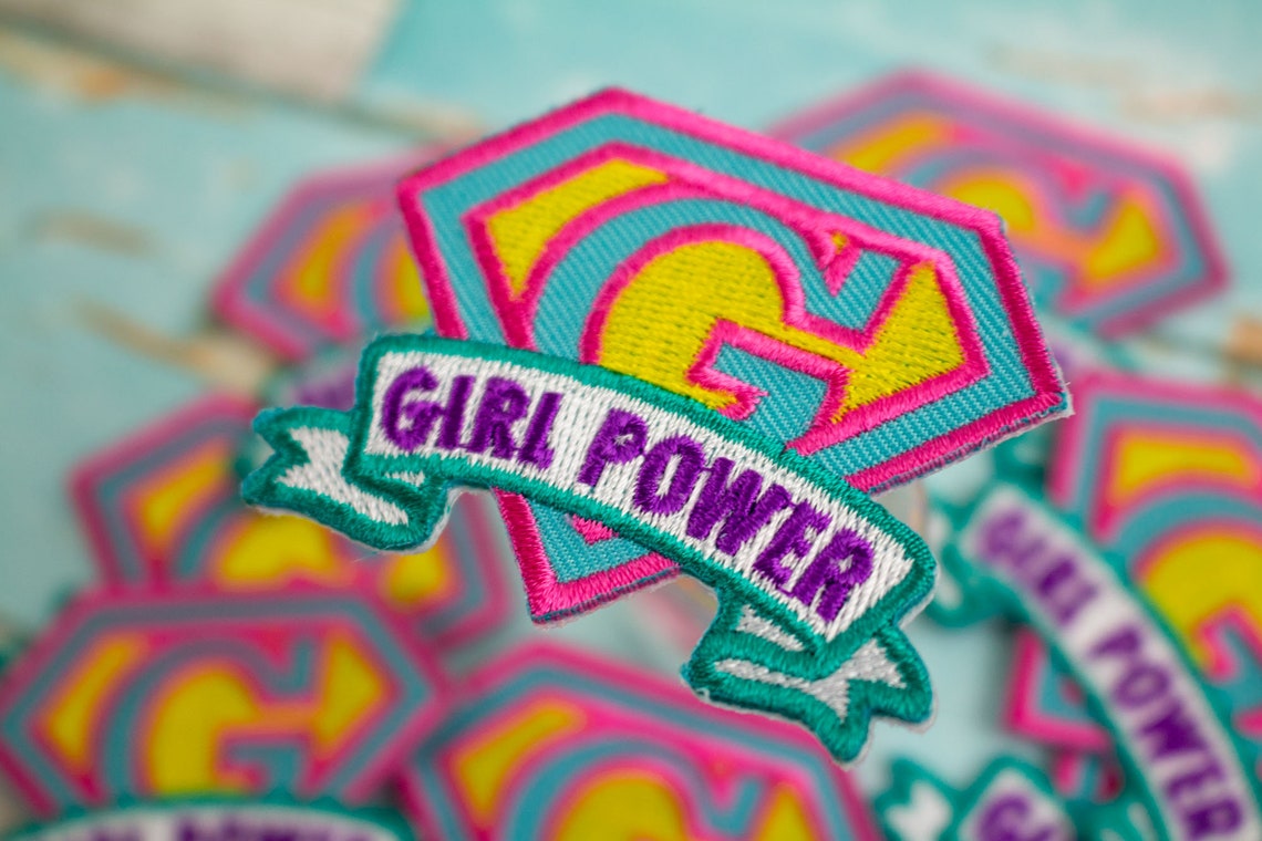 Girl Power Patch Supergirl Badge Iron On for Hoodie Jackets - Etsy.de