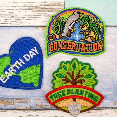 Nature Patch Set Earth Day Tree Planting Conservation - Etsy